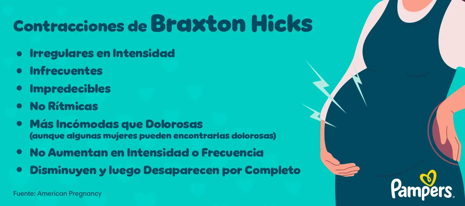 Contracciones de Braxton Hicks | Pampers® Latam
