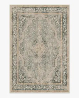 Adeline Natural Sage Rug | Ruggable