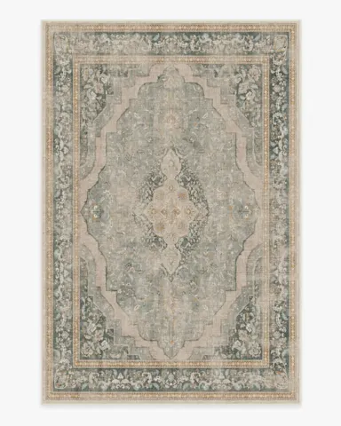 Adeline Natural Sage Rug | Ruggable