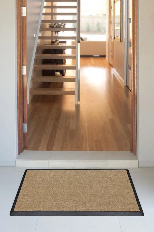 Looped Solid Light Coir Doormat | Ruggable