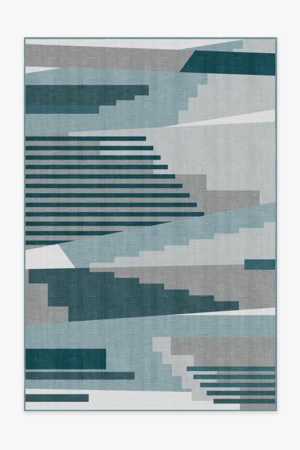 Outdoor Tropea Teal Rug | Ruggable