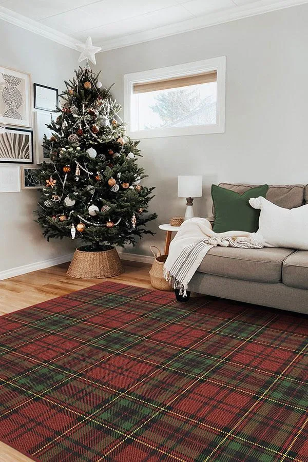 Dress Stewart Tartan Red Rug | Ruggable