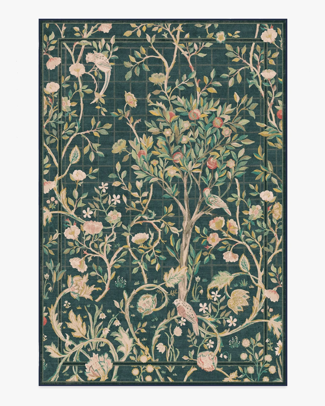 Morris & Co. Melsetter Teal Green Rug | Ruggable