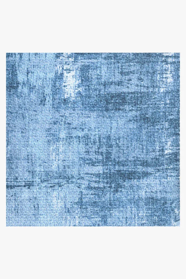 Outdoor Impasto Sky Blue Rug | Ruggable