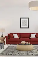 Mickey Damask Charcoal Rug | Ruggable