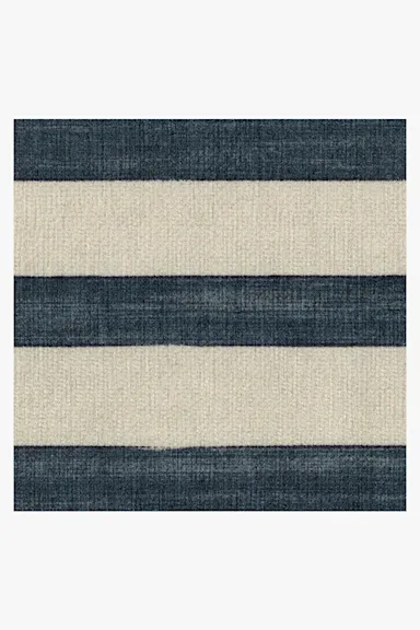 Sumi Sailor Stripe Navy Rug | Ruggable