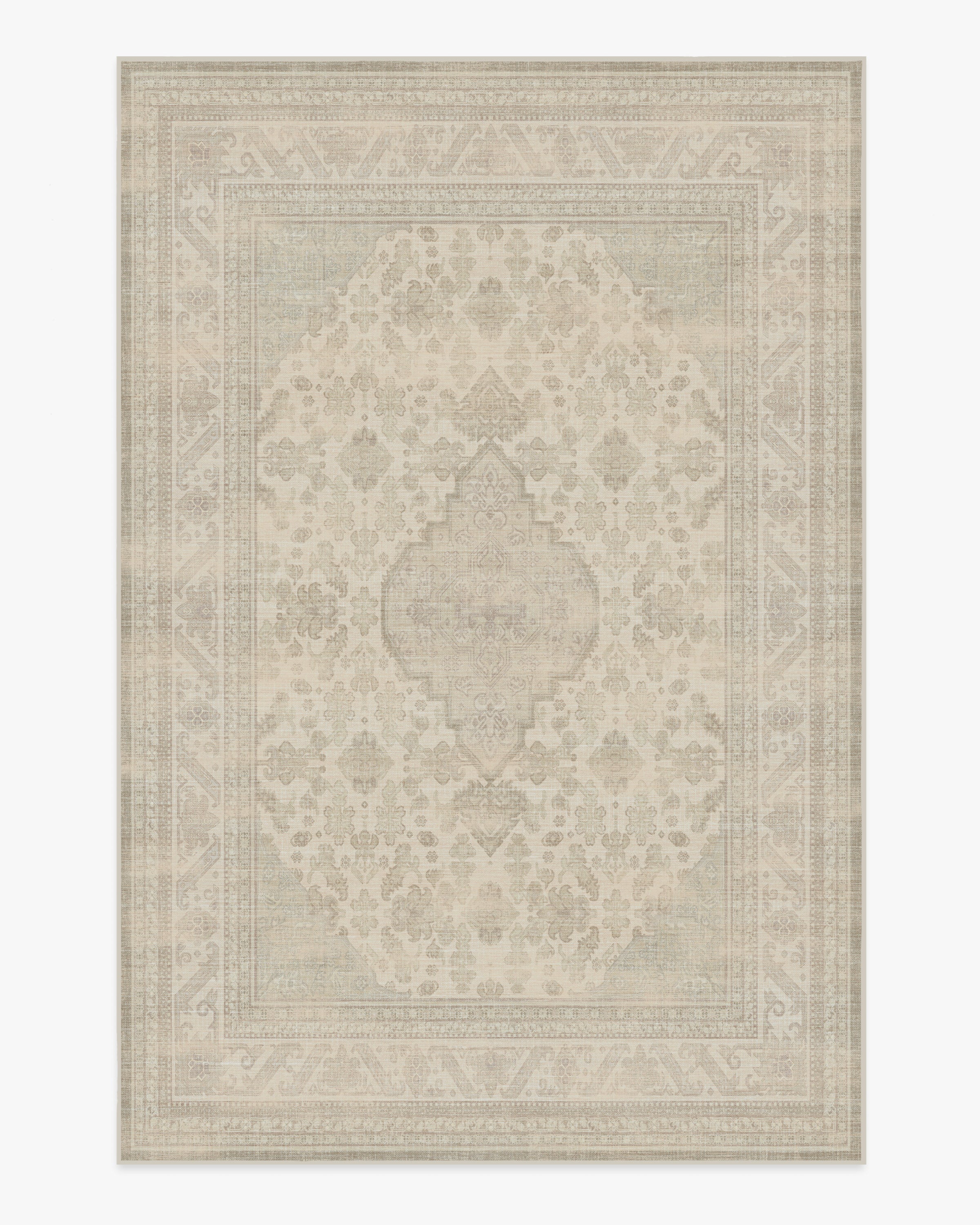 Rowan Soft Grey & Ivory Rug | Ruggable