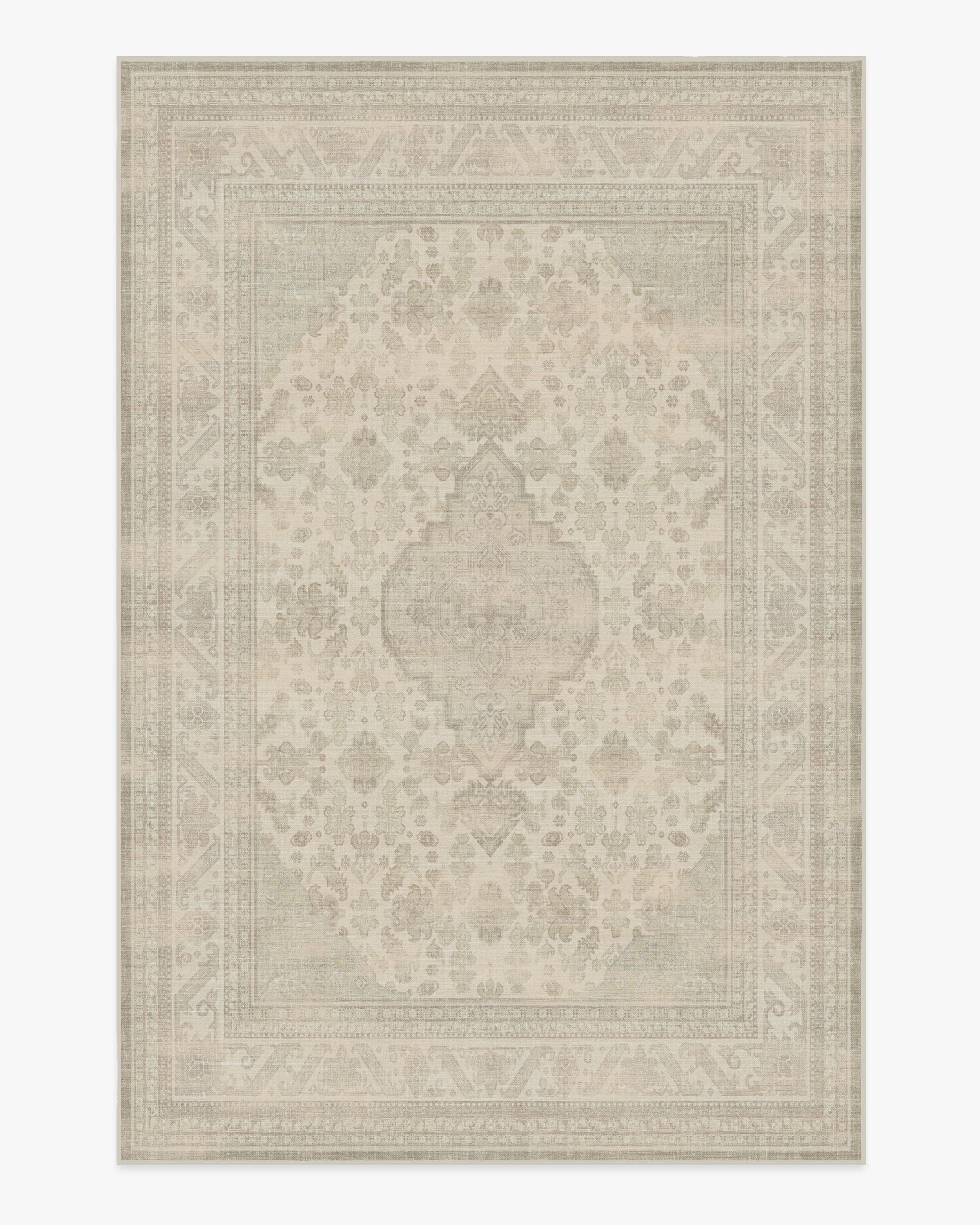 Rowan Soft Grey & Ivory Rug | Ruggable