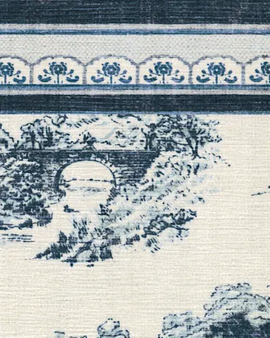 Provence Toile Delft Blue Rug | Ruggable
