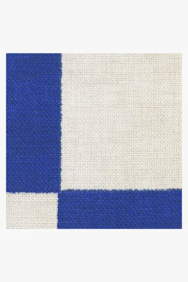 Outdoor Jaque Checkered Blue Rug | Ruggable