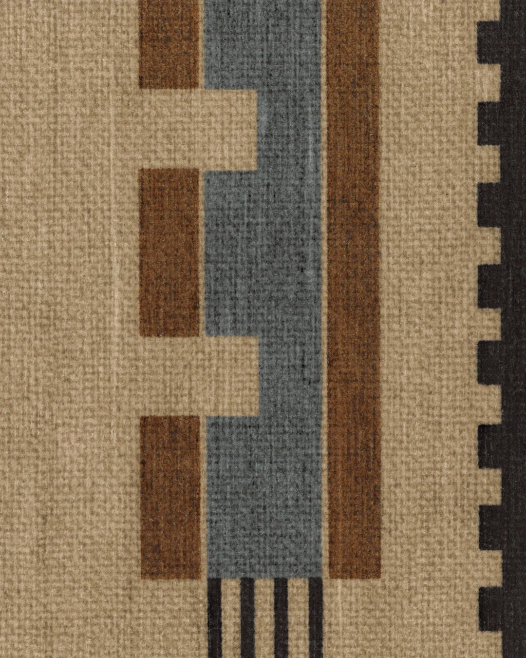 Architectural Digest Kasi Black & Tan Rug | Ruggable