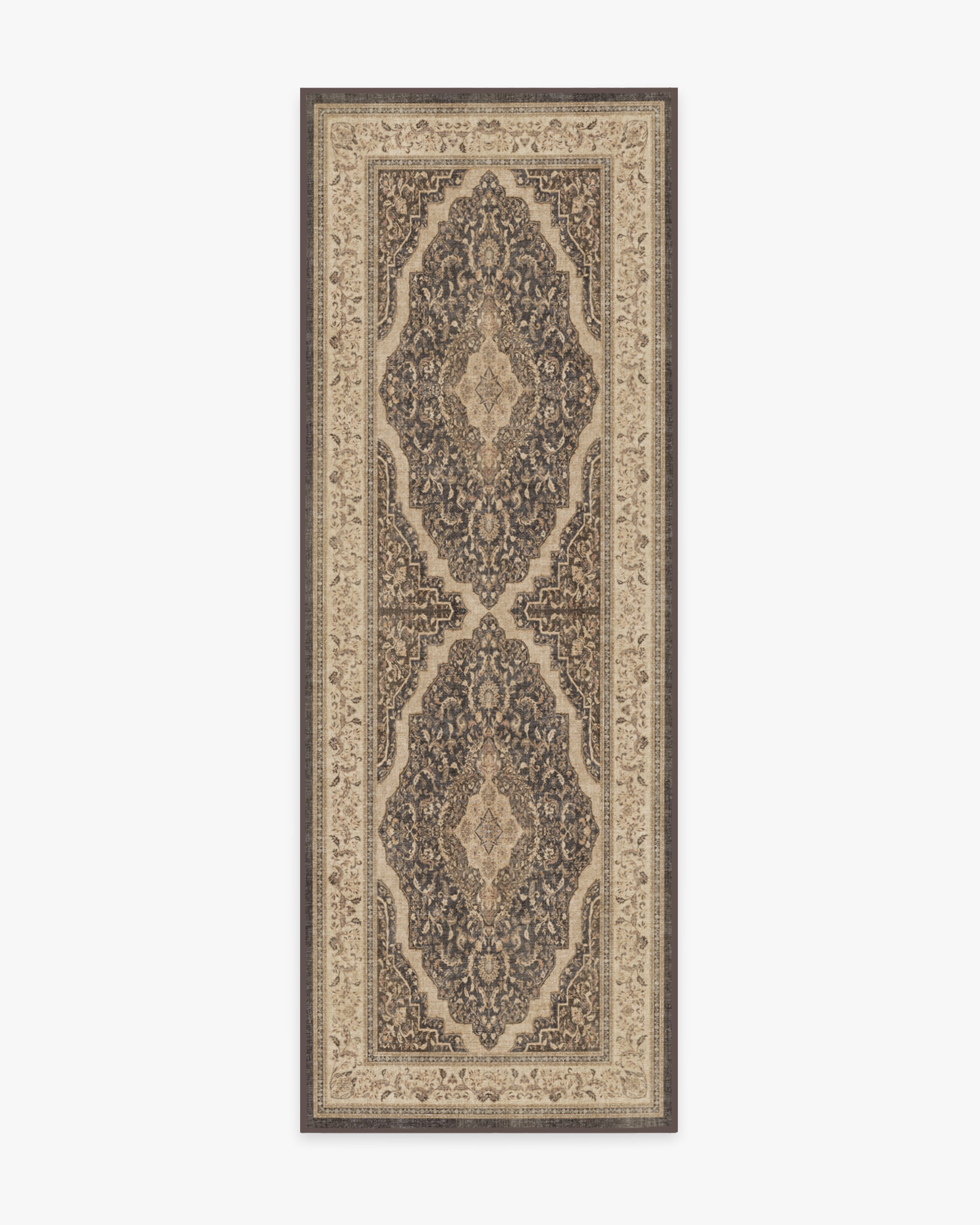 Adeline Dark Wood Rug | Ruggable
