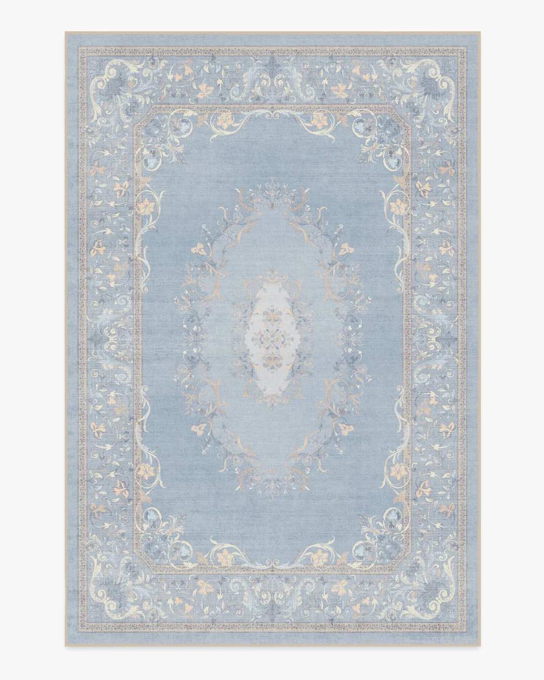 Bridgerton Lady Whistledown Soft Blue Tufted Rug | Ruggable