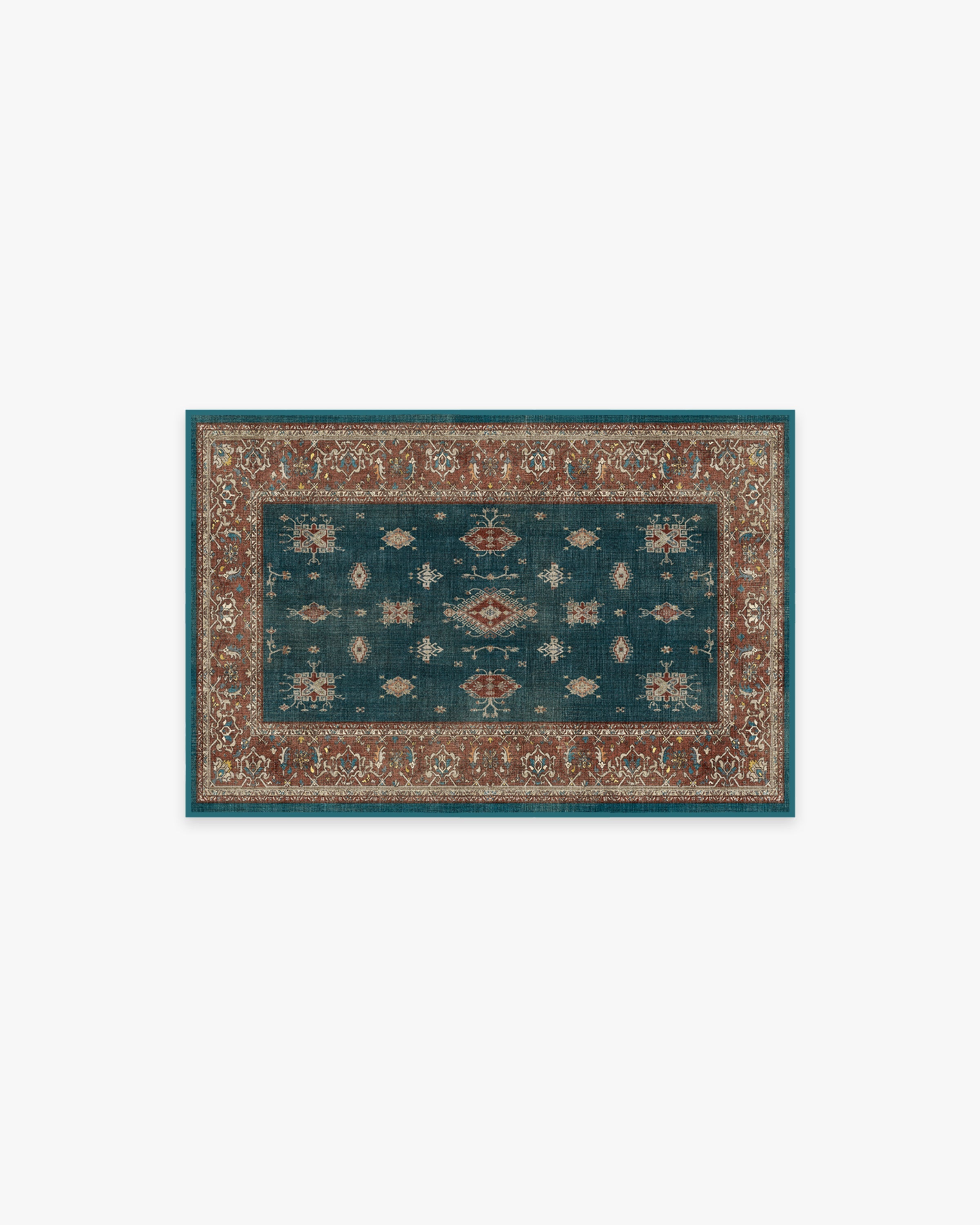 Verena Teal Blue Rug | Ruggable