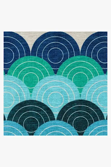 Jonathan Adler Biba Blue Green Rug | Ruggable