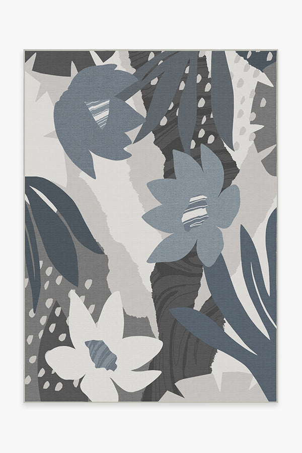 Outdoor Arcadia Steel Blue Rug | Ruggable