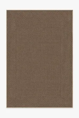 Border Braid Sand Re-Jute Rug | Ruggable