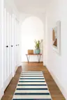 Sumi Sailor Stripe Navy Rug | Ruggable