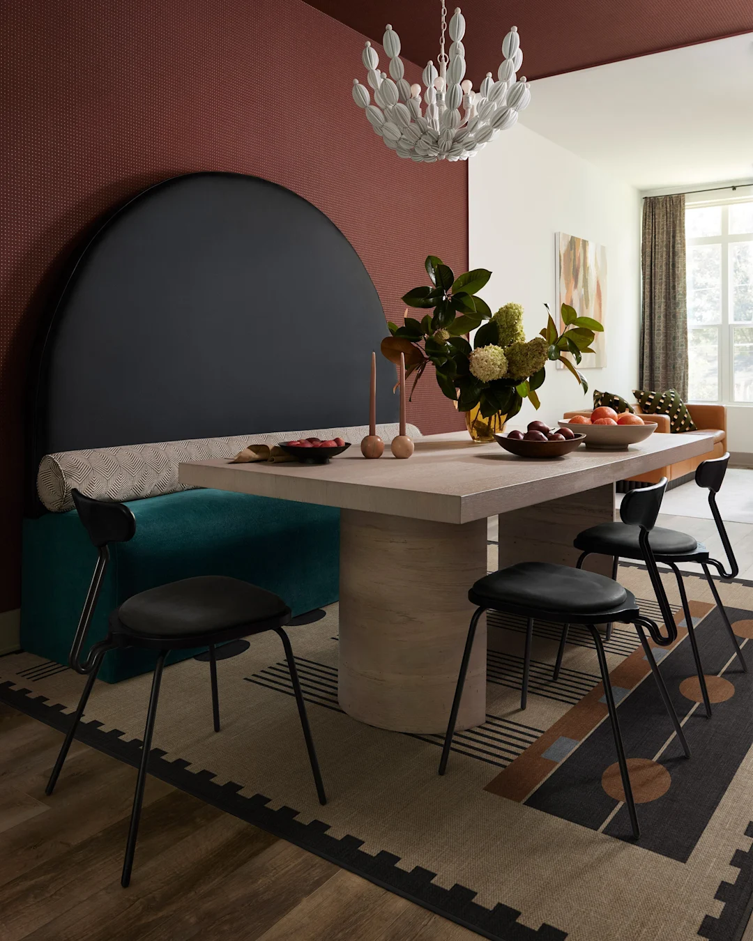 Architectural Digest Kasi Black & Tan Rug | Ruggable