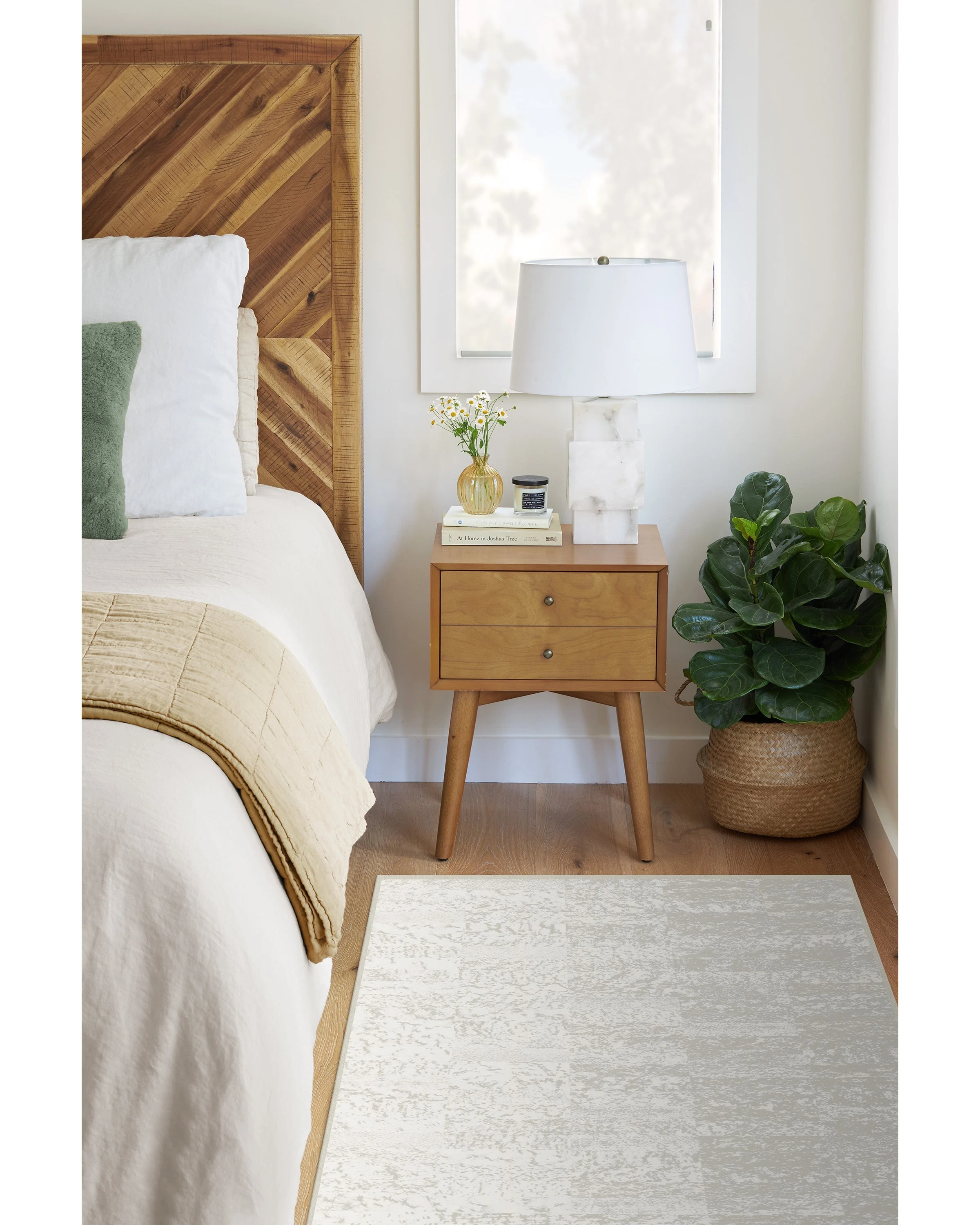 Granite Ombre Natural Rug | Washble Rugs by Ruggable