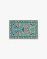 Iris Apfel Birds Of A Feather Aqua Rug | Ruggable