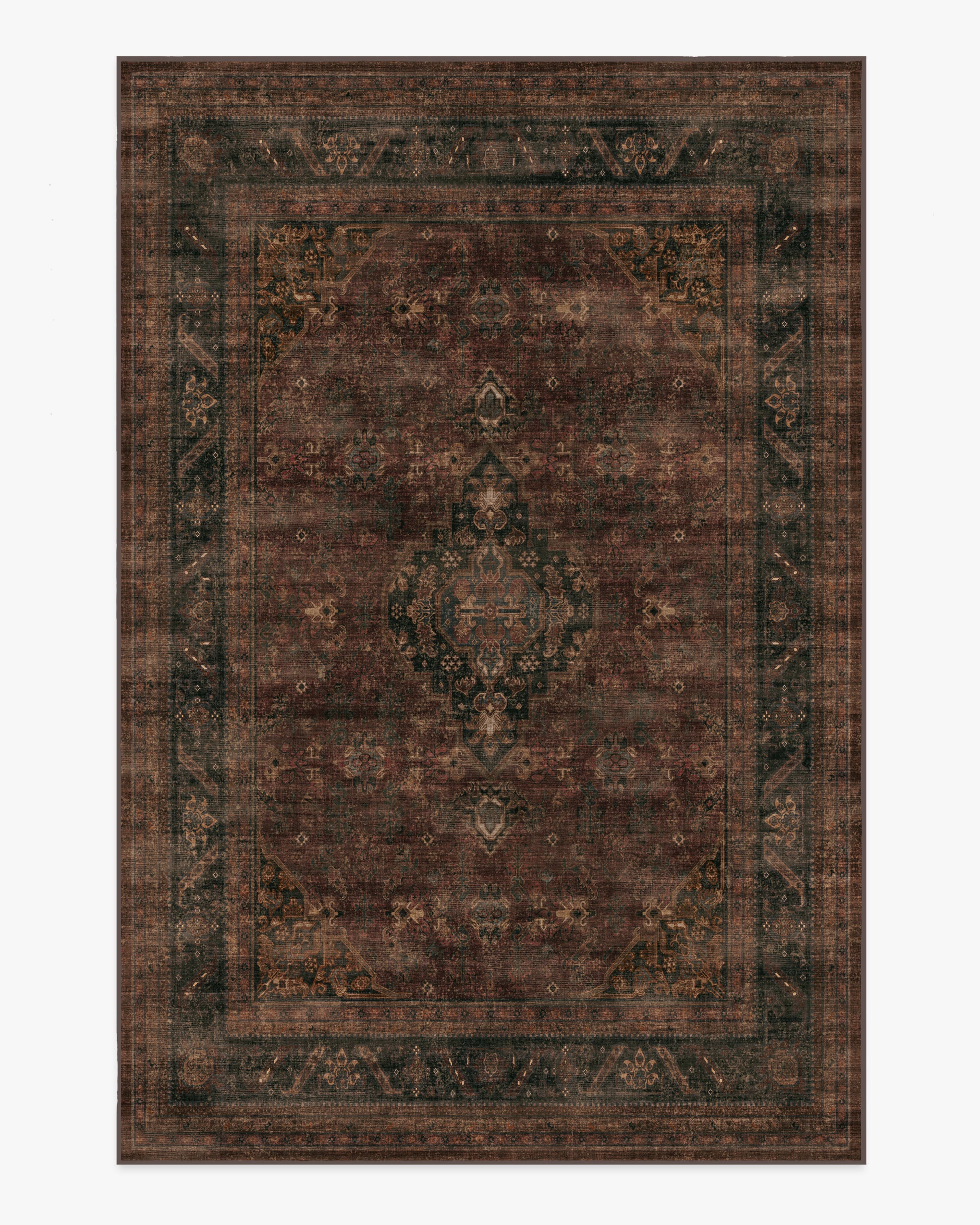 Rowan Bordeaux Rug | Ruggable