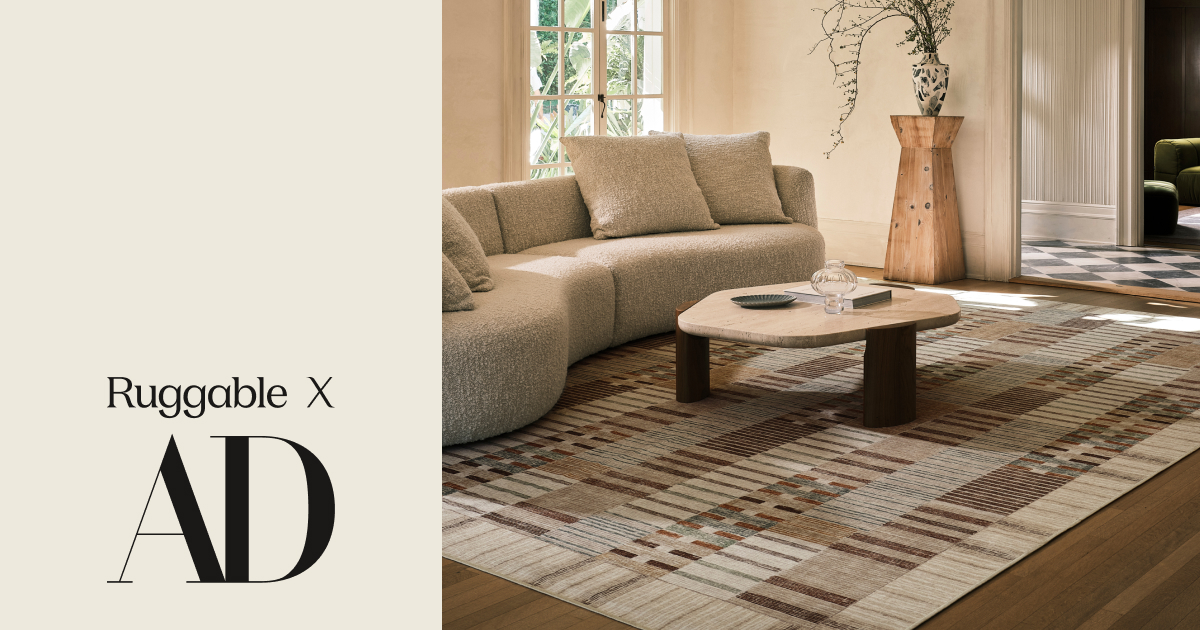 Architectural Digest Rugs: Washable Designer Rugs by Ruggable | Ruggable US