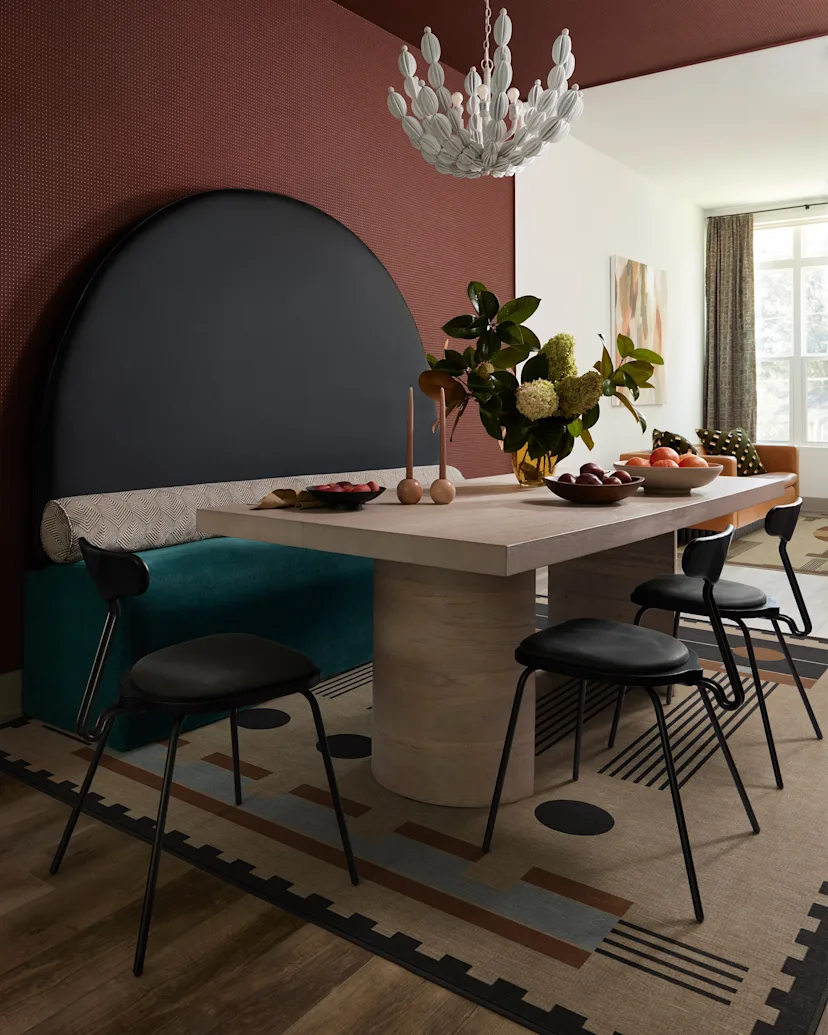 Architectural Digest Kasi Black & Tan Rug | Ruggable