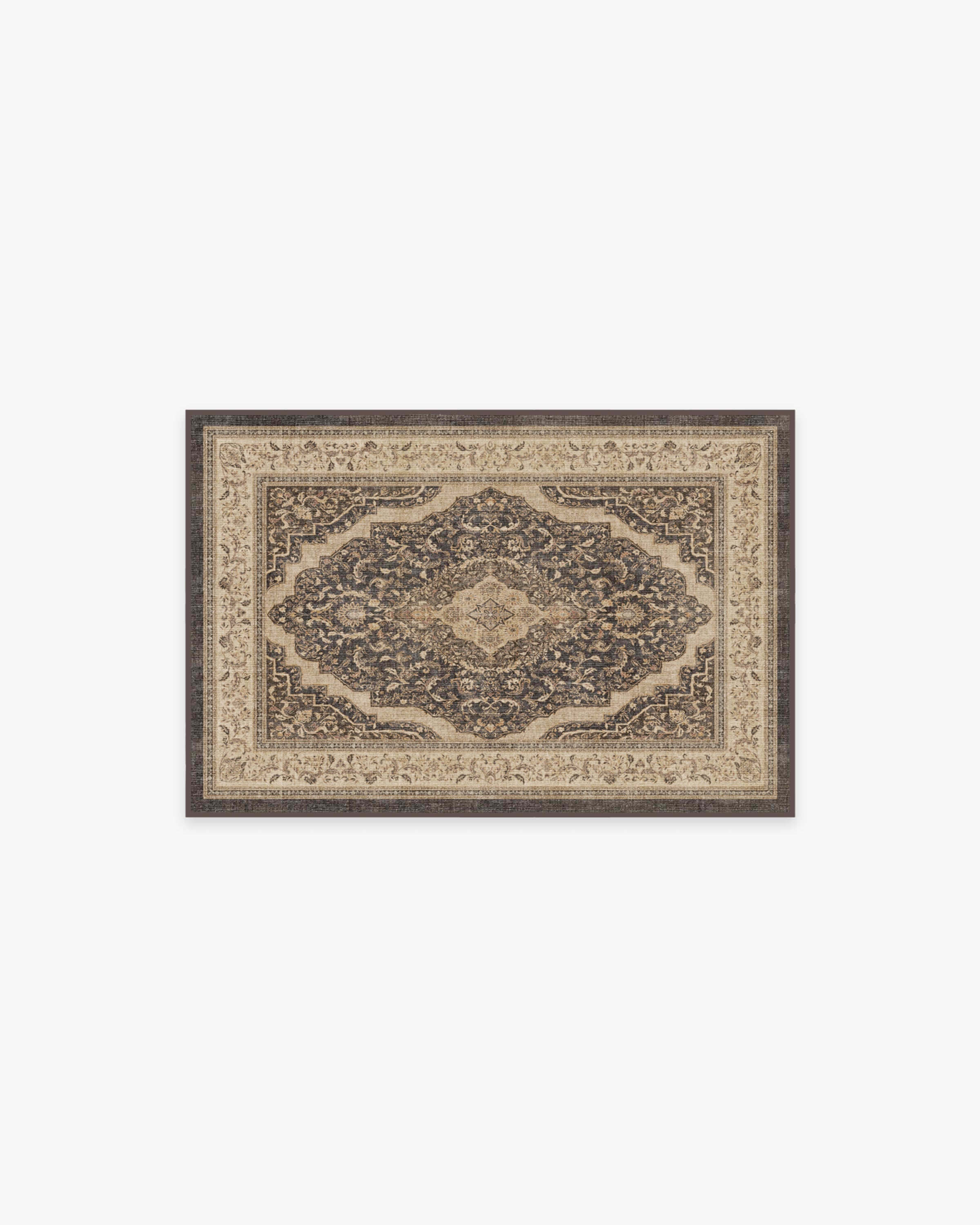 Adeline Dark Wood Rug | Ruggable