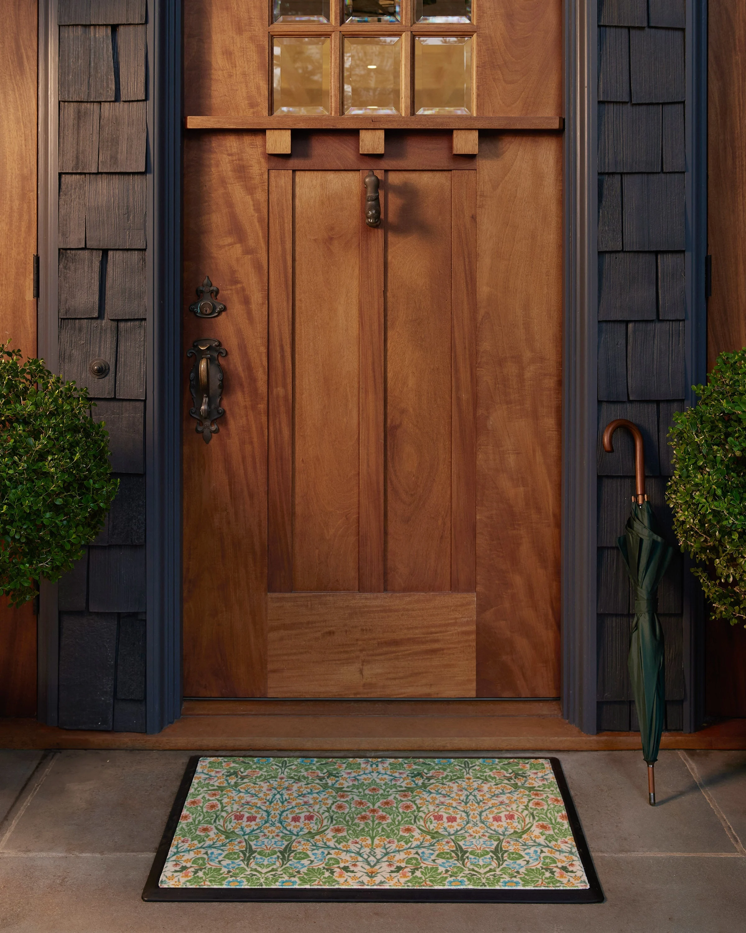Morris & Co. Blackthorn Multicolor Doormat | Ruggable