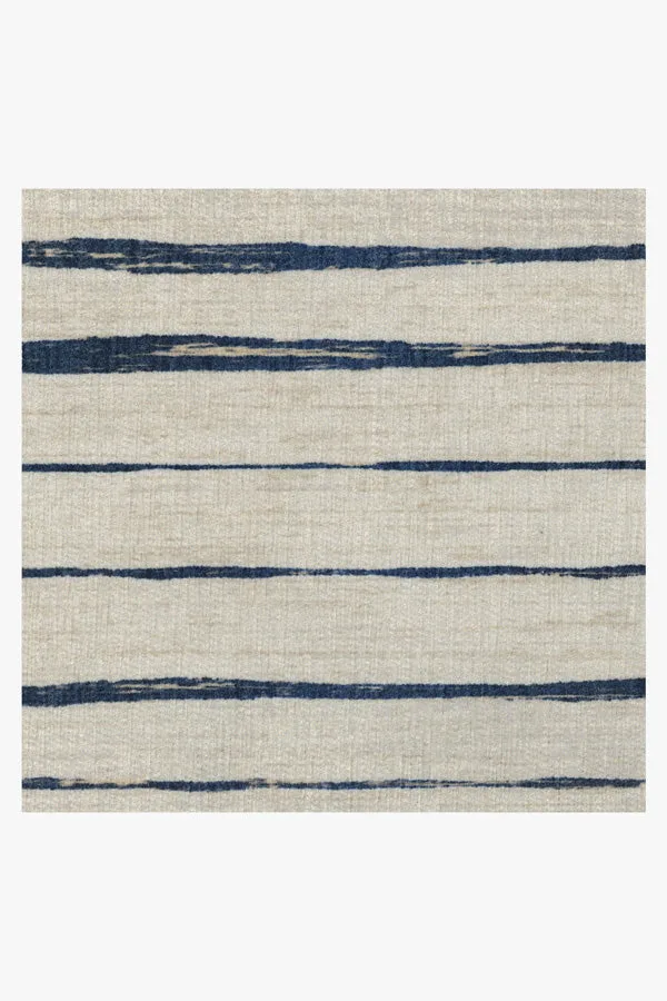Talas Stripe Indigo Rug | Ruggable