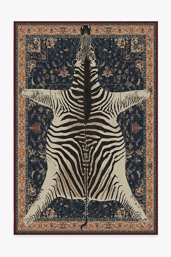 Iris Apfel On Safari Sapphire Rug | Ruggable
