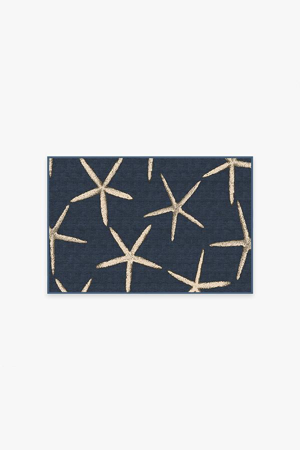 Starfish Navy Rug | Ruggable