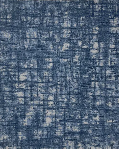 Crosshatch Sapphire Rug | Ruggable