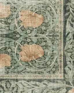 Morris & Co. Pimpernel Jade Rug | Ruggable