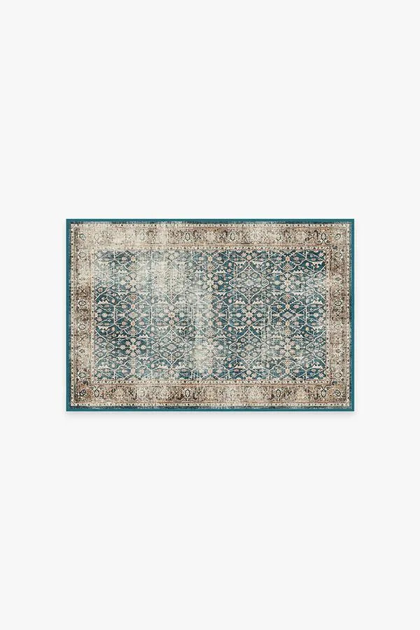 Celestine Teal Blue Rug | Ruggable