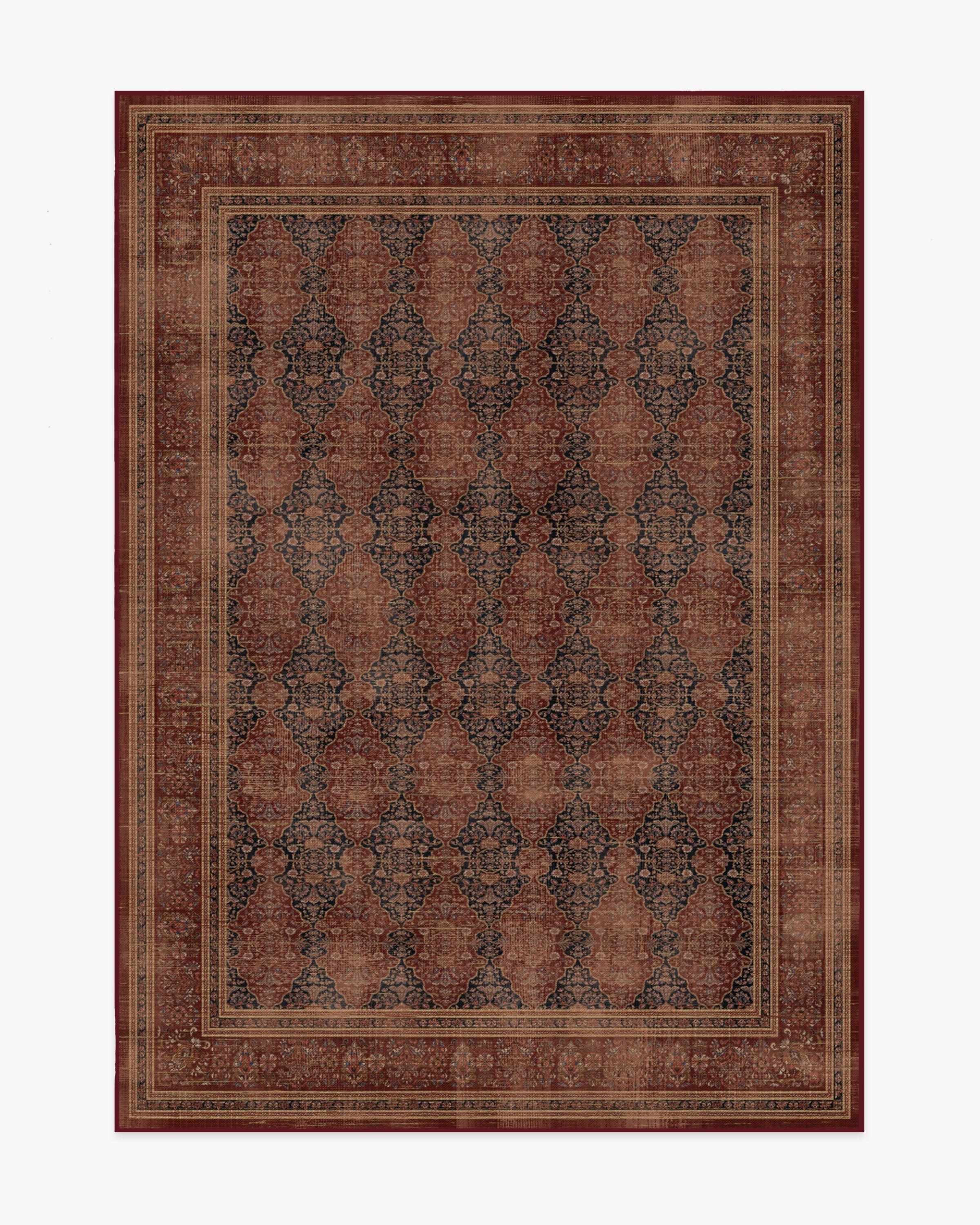 Vesper Amber Red Rug