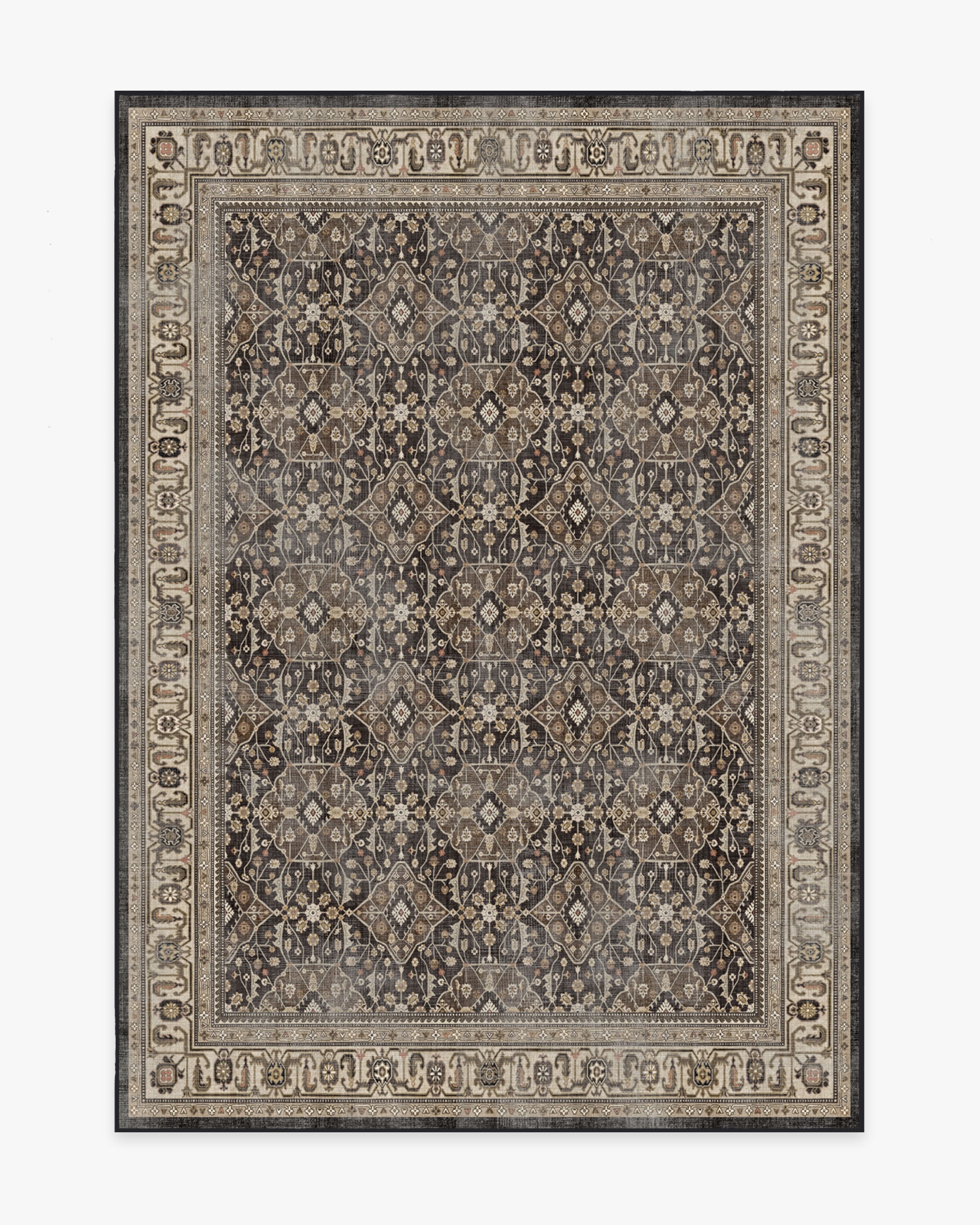 Alessia Dark Wood Rug | Ruggable