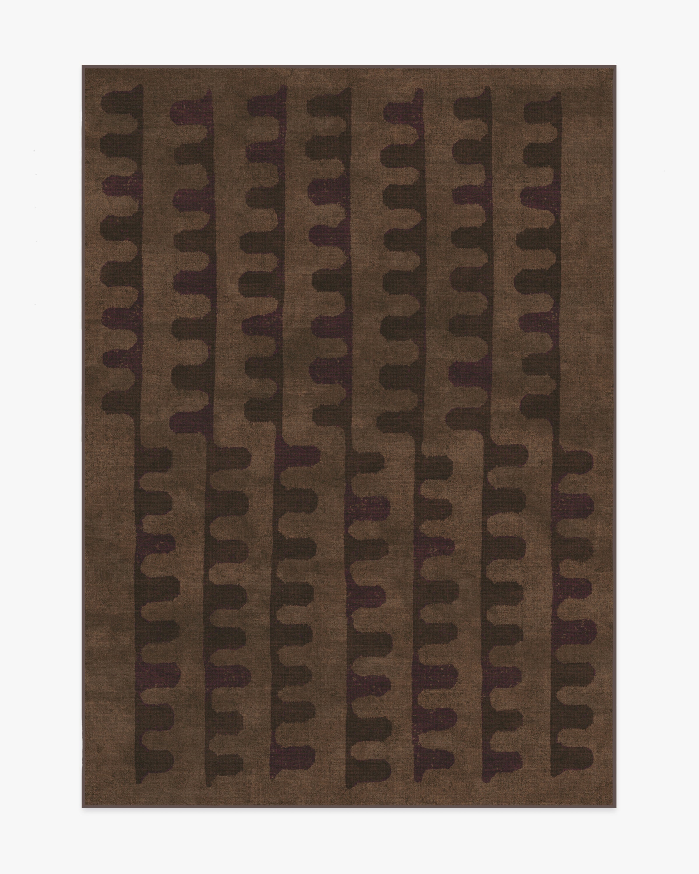 Veza Bronze & Plum Rug | Ruggable