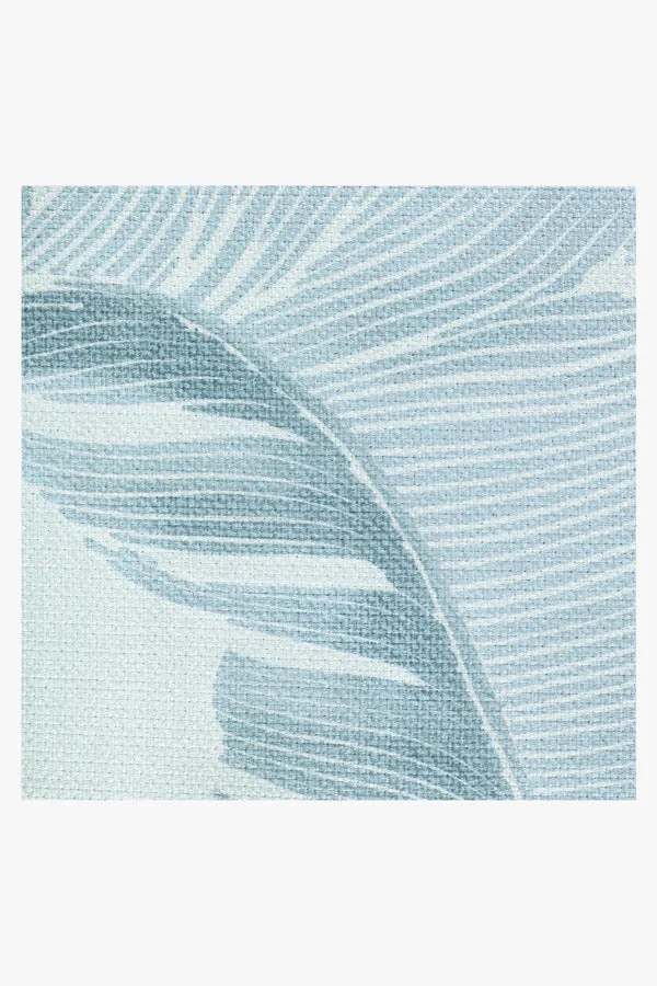 Gray Malin Outdoor Banana Leaf Soft Blue Rug | Ruggable
