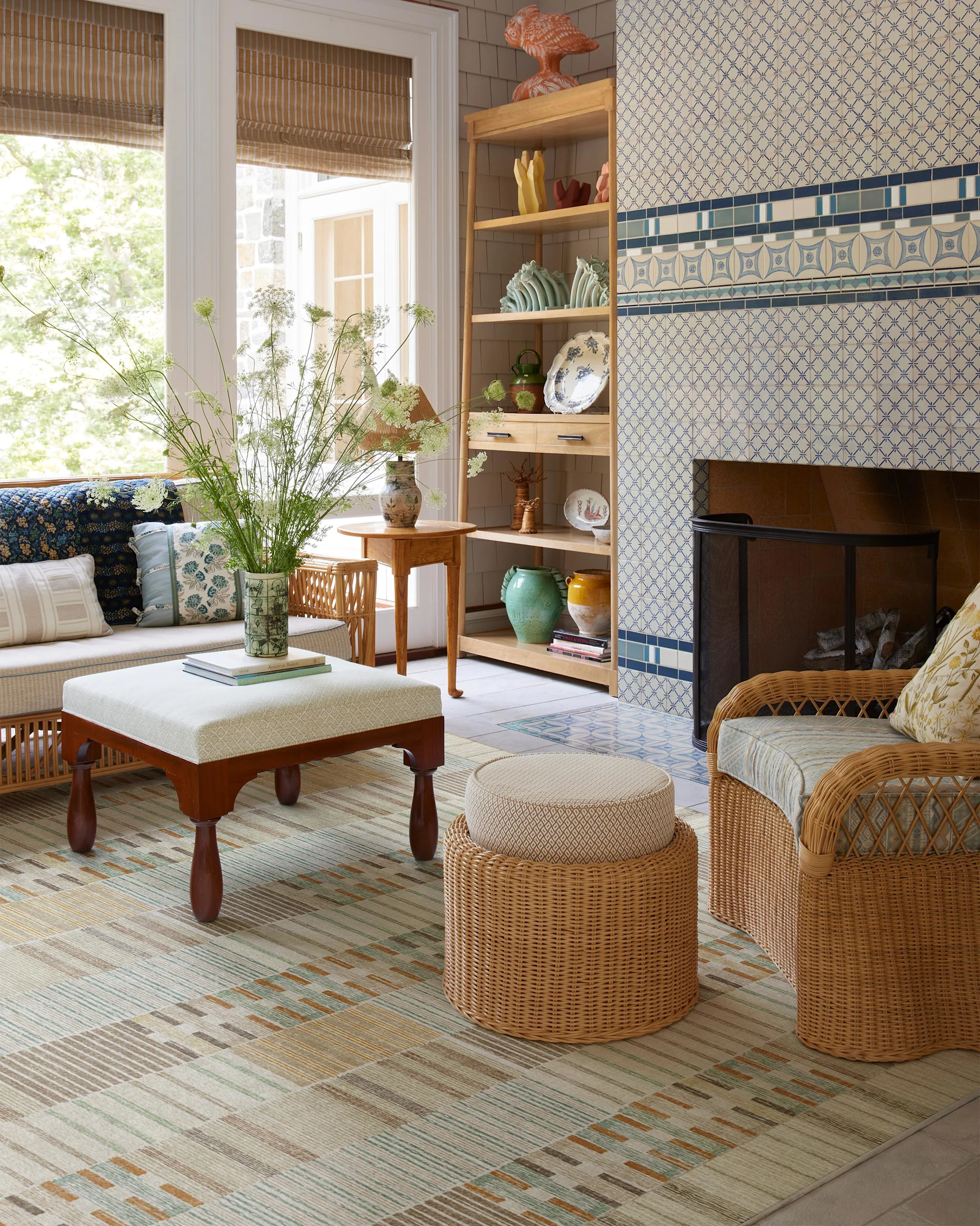 Architectural Digest Selene Neutral Multicolour Rug | Ruggable