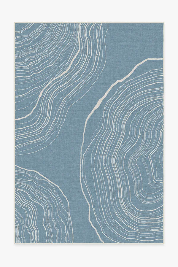 Outdoor Kalder Slate Blue Rug | Ruggable