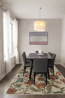 Frida Floral Natural Rug | Ruggable