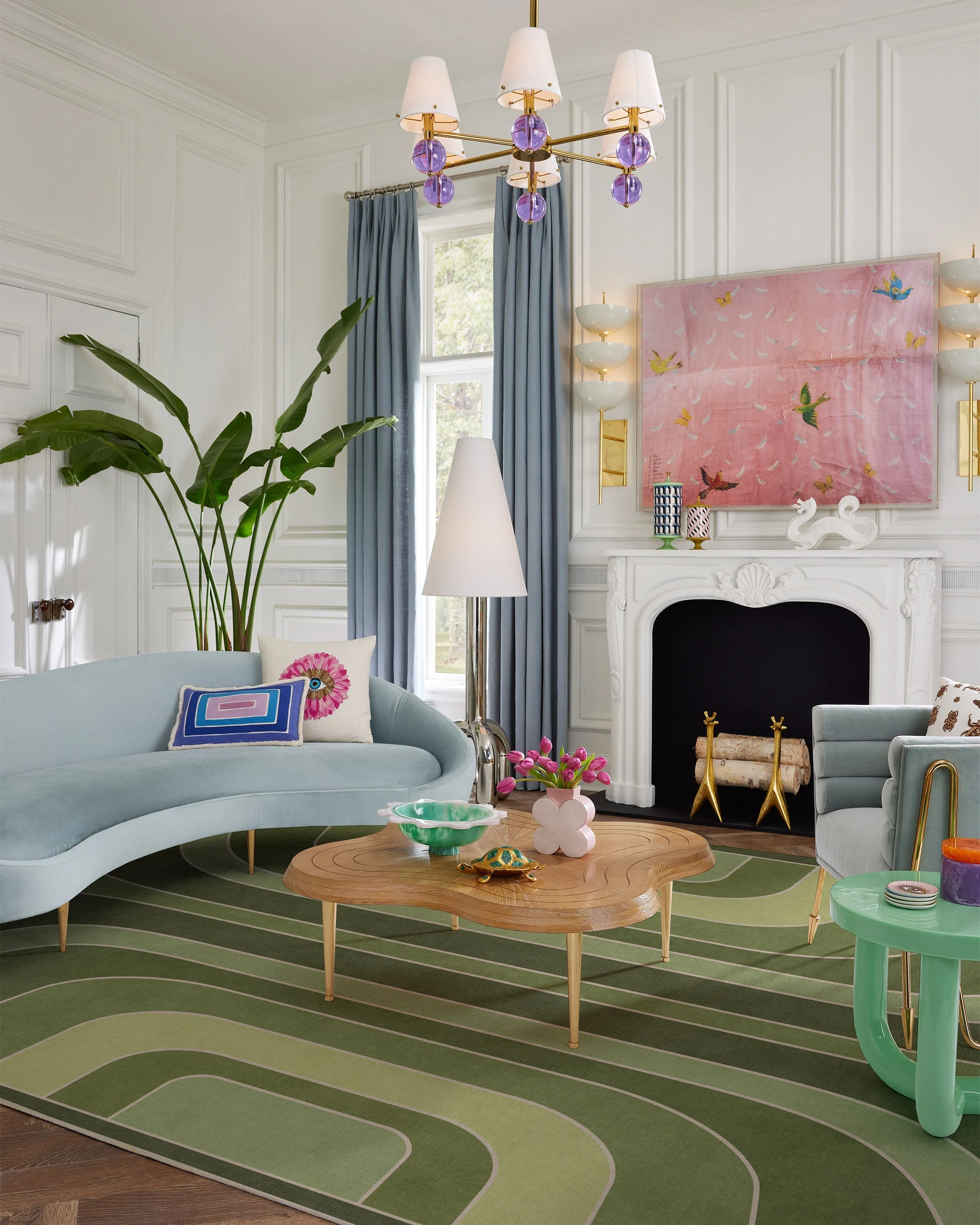 Jonathan Adler Paradox Green Rug | Ruggable