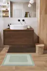 Rhodes Sage Green Bath Mat | Ruggable