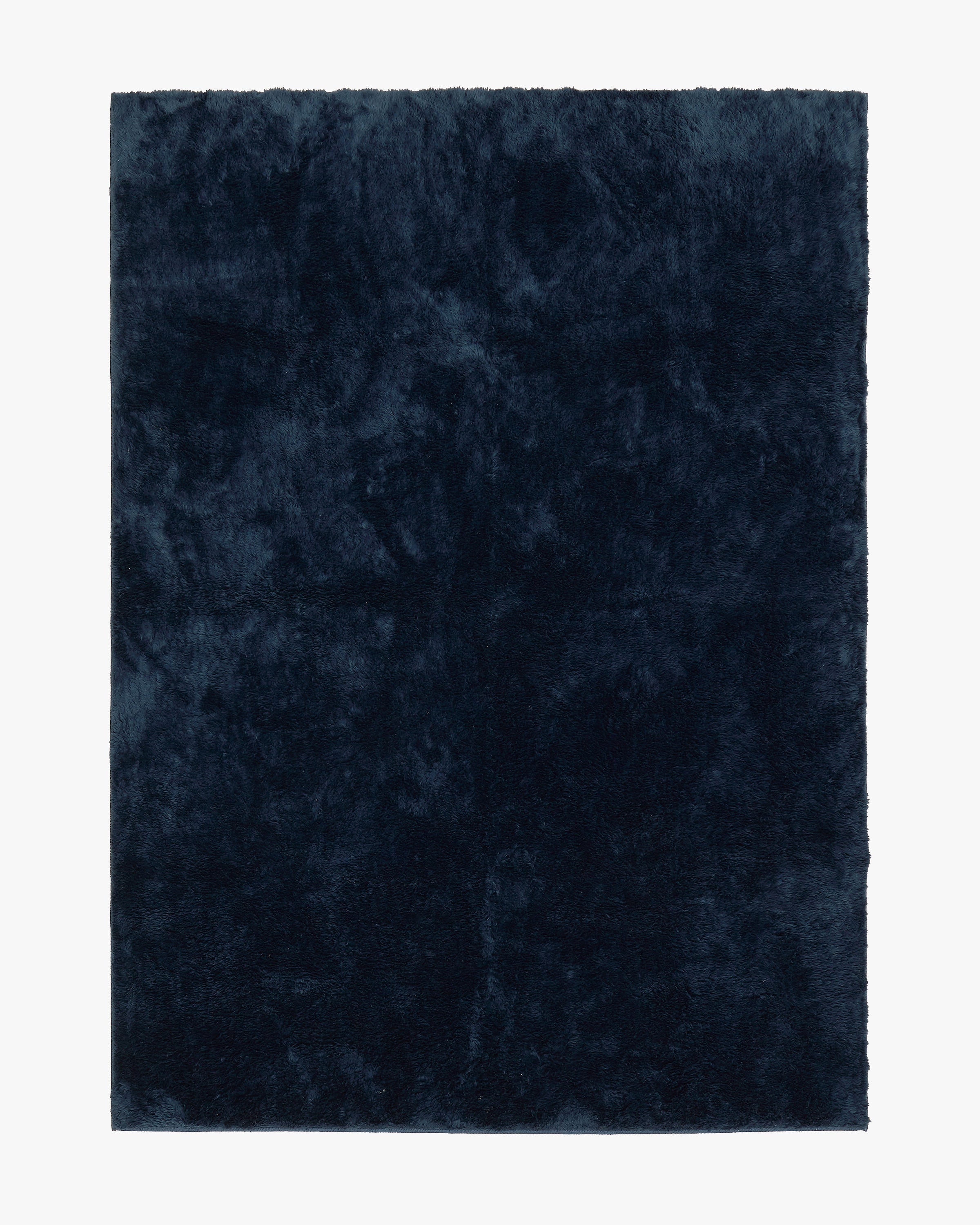 Midnight Ocean Blue Plush Rug | Washable Rug | Ruggable