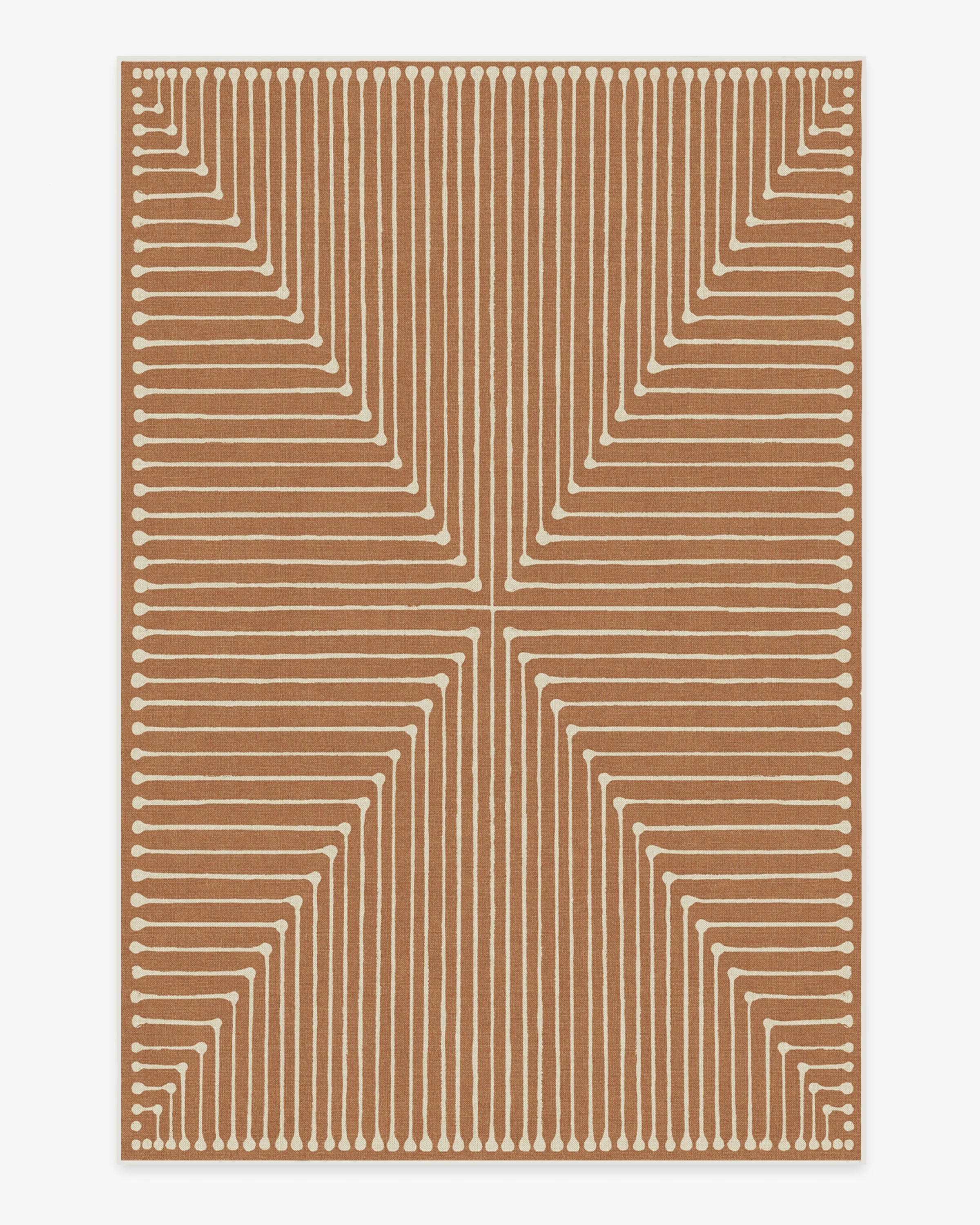 Jonathan Adler Inkdrop Copper Rug | Ruggable
