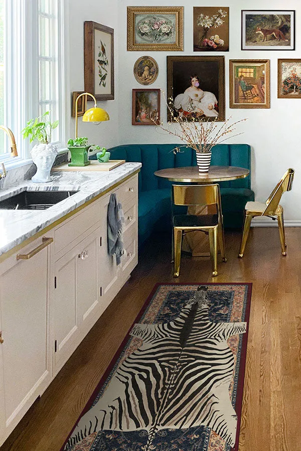 Iris Apfel On Safari Sapphire Rug | Ruggable