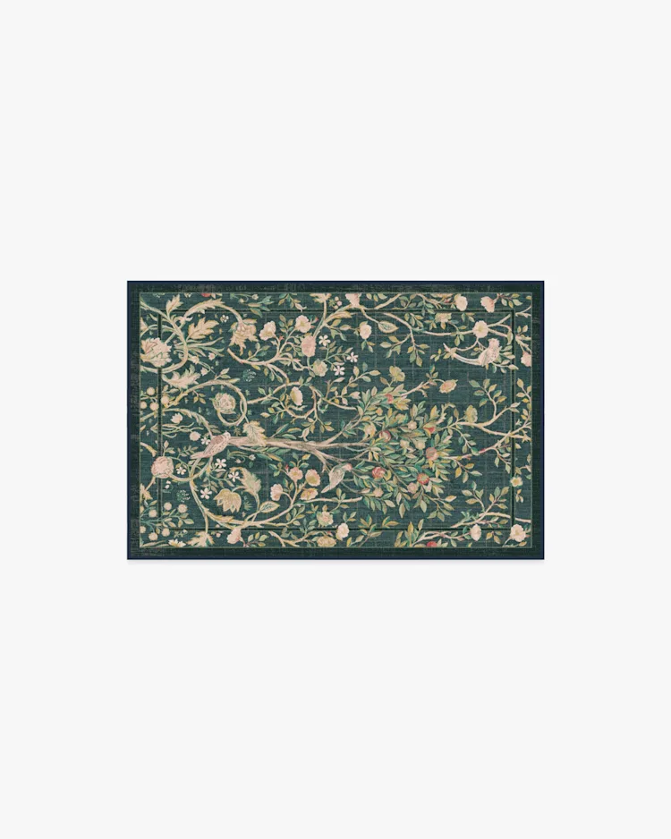 Morris & Co. Melsetter Teal Green Rug | Ruggable