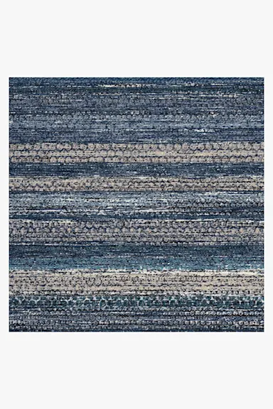 Multi Stripe Blue Rug | Ruggable